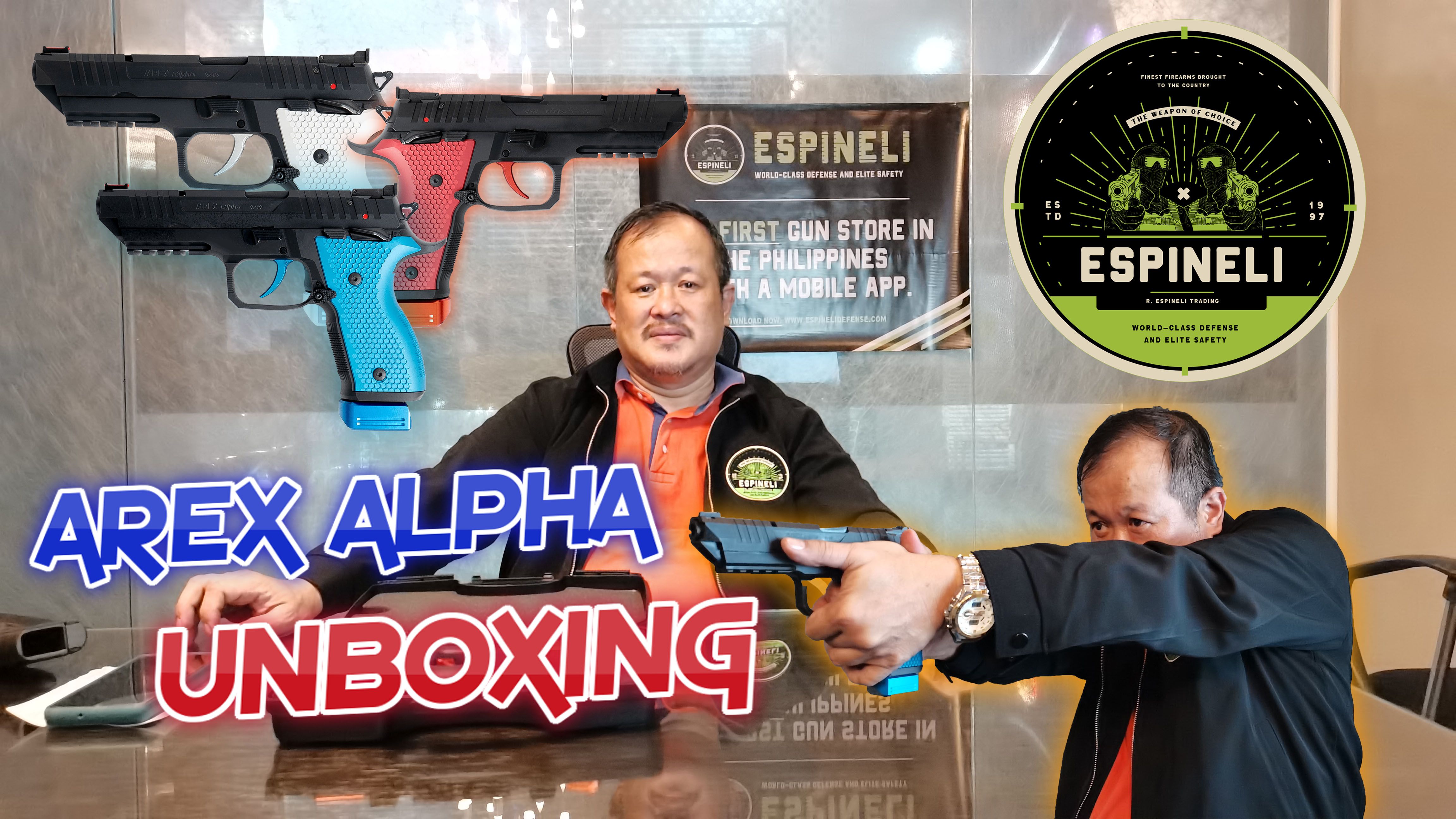 AREX ALPHA 9mm UNBOXING | Espineli Defense